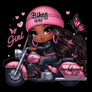 Chibi Biker Girls, Chibi Biker Beauties, Biker Girls, Biker Babes ...
