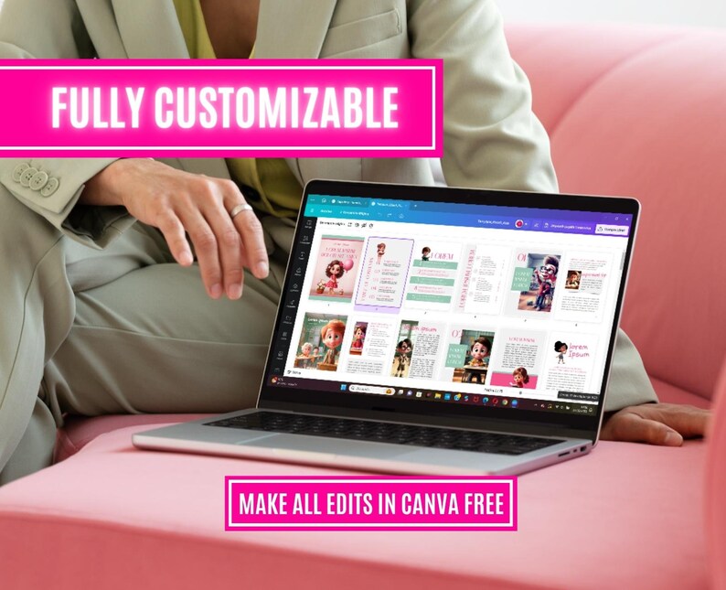 Kids Ebook Templates, Editable Childrens Ebook Template, Visual ...