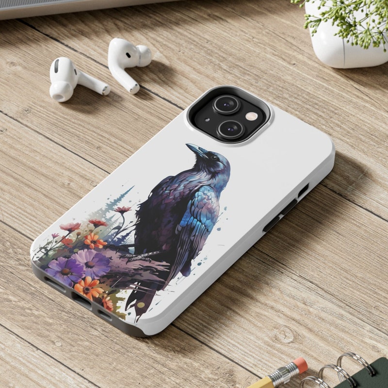 Raven iPhone Case - Etsy