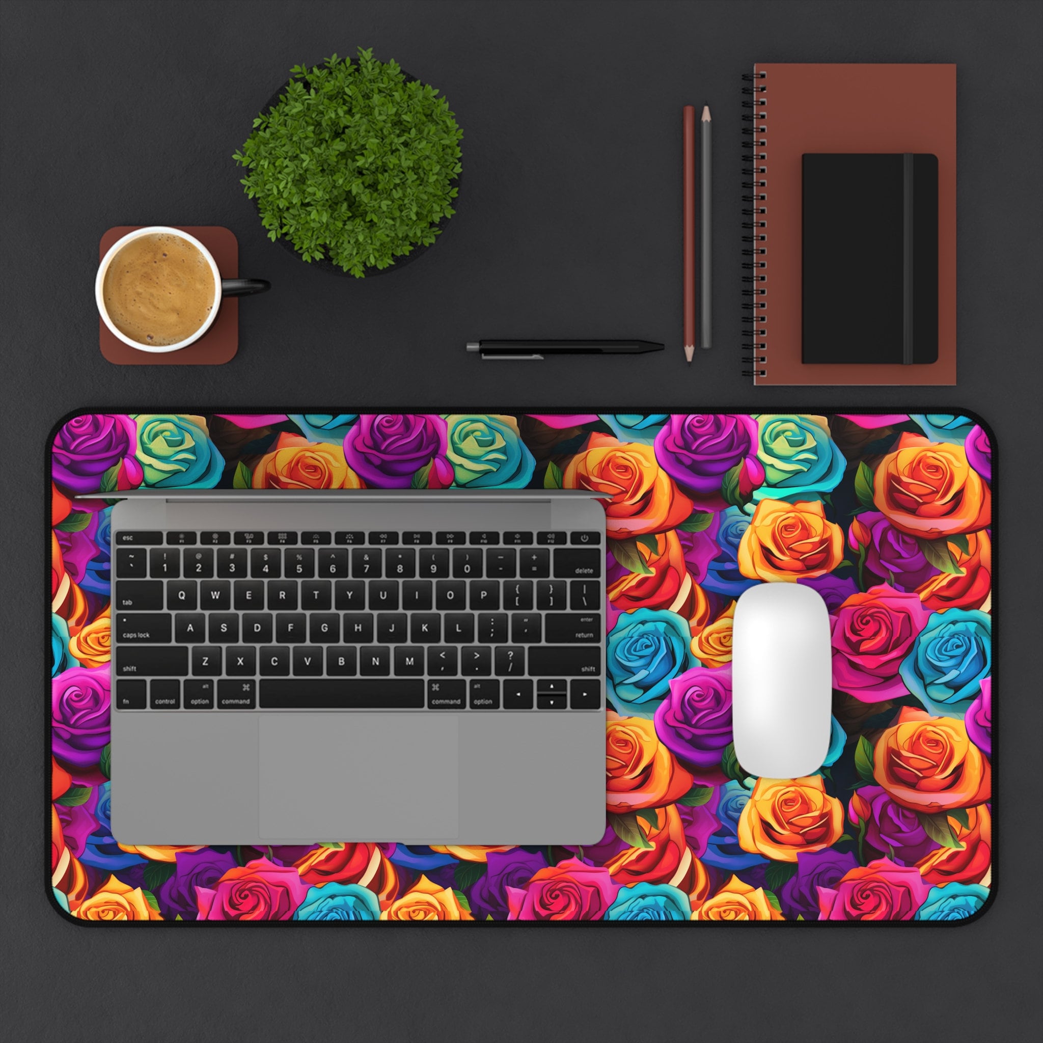 Lisa Frank Inspired Rose Art Desk Mat Home Office Supplies - Etsy