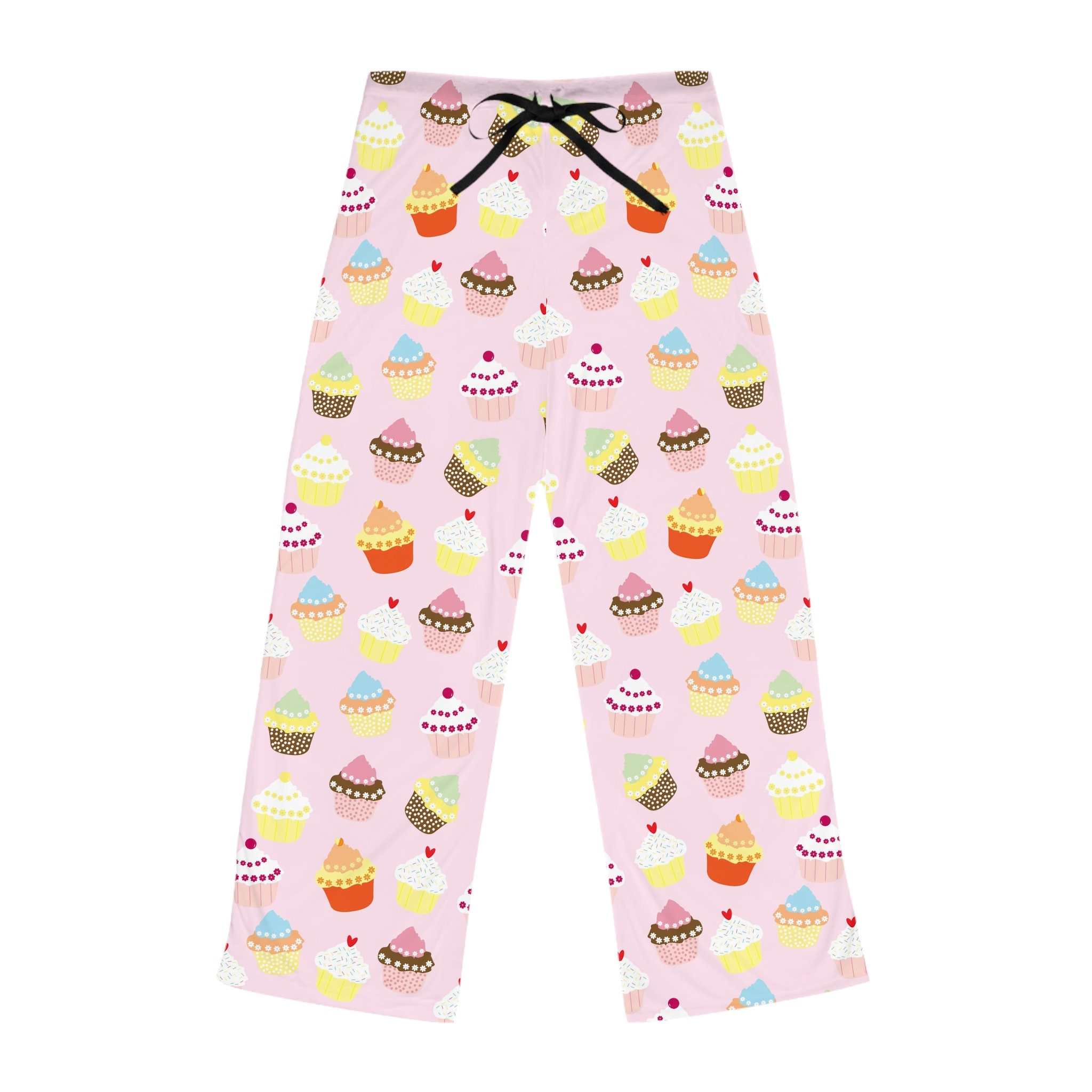 Cupcakes Women's Pajama Pants, Pink Pajama Pants, Gift for Her, Fun ...