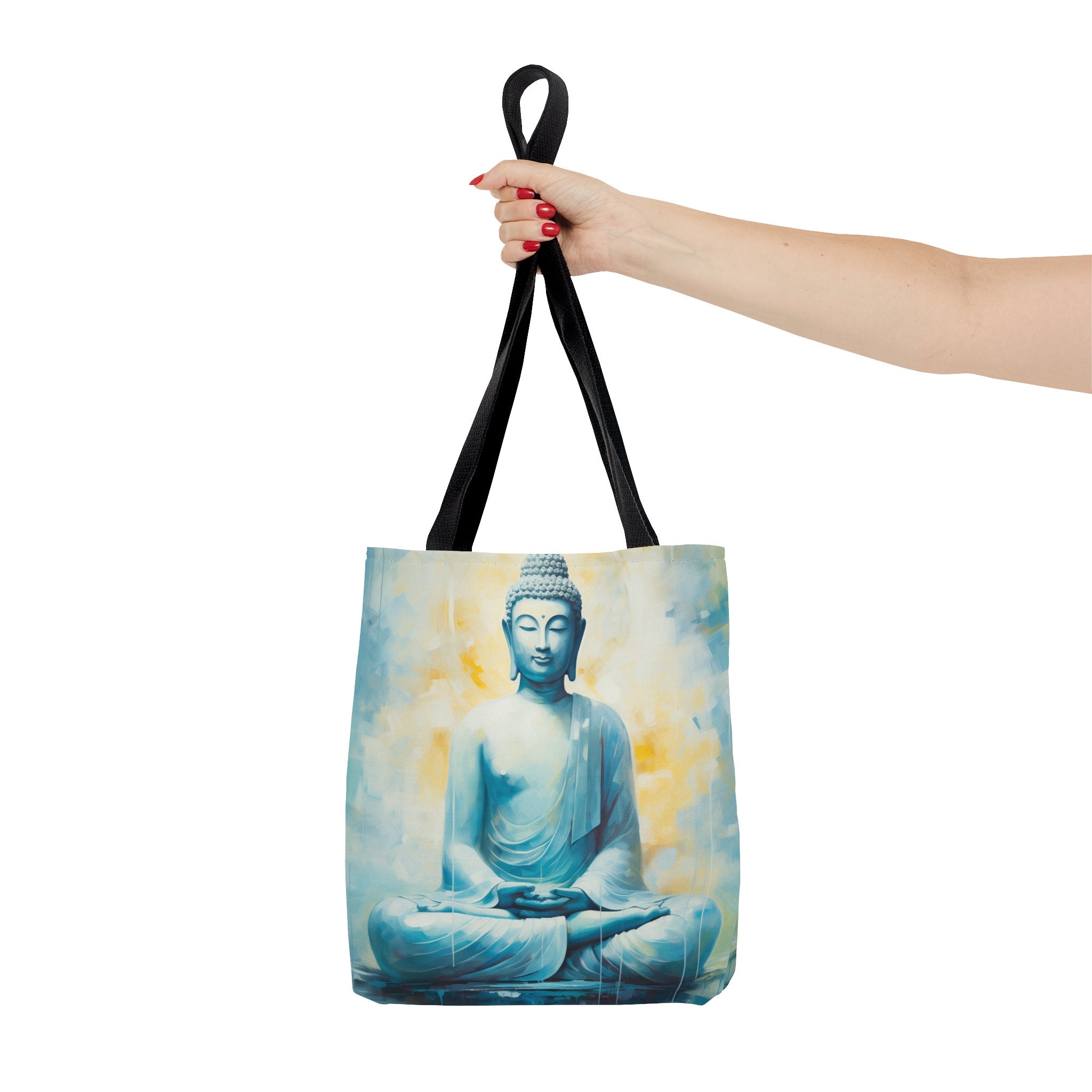 Zen Buddha Tote Bag, Meditation, Yoga Lover Gift, Mindfulness, Buddha ...