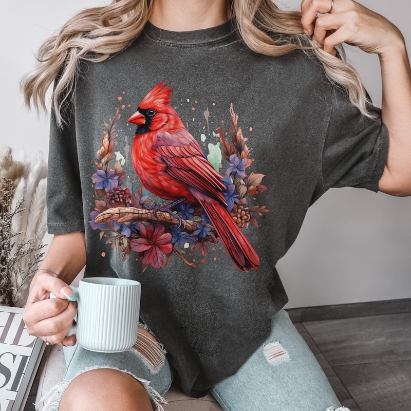 Cardinal T Shirt - Etsy
