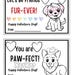 Printable Dog Valentine's Day Cards, Classroom Valentine's Day Cards ...