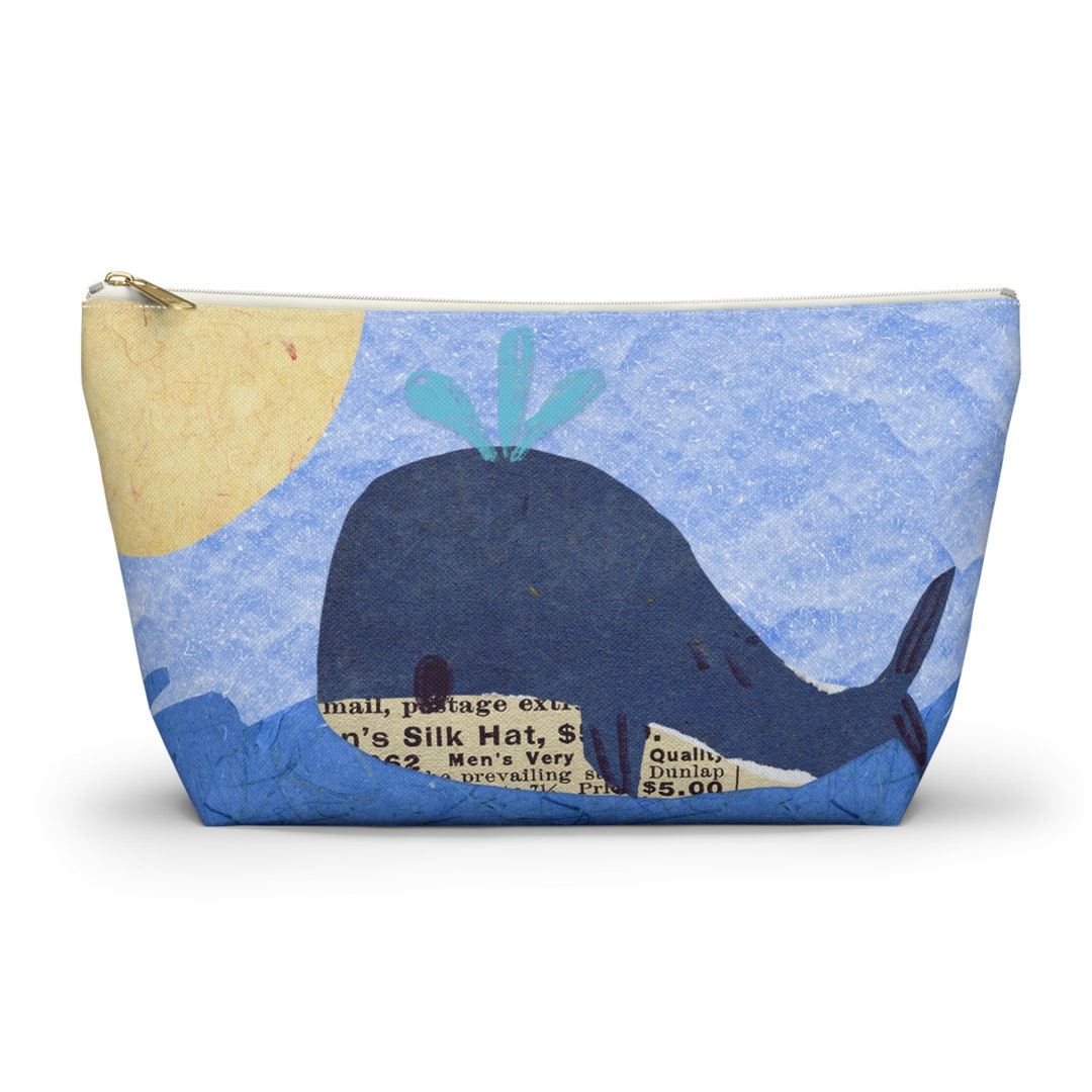 Whale Accessory Pouch, Pencil and Pen Case, Tech Case, Ocean Makeup Kit ...