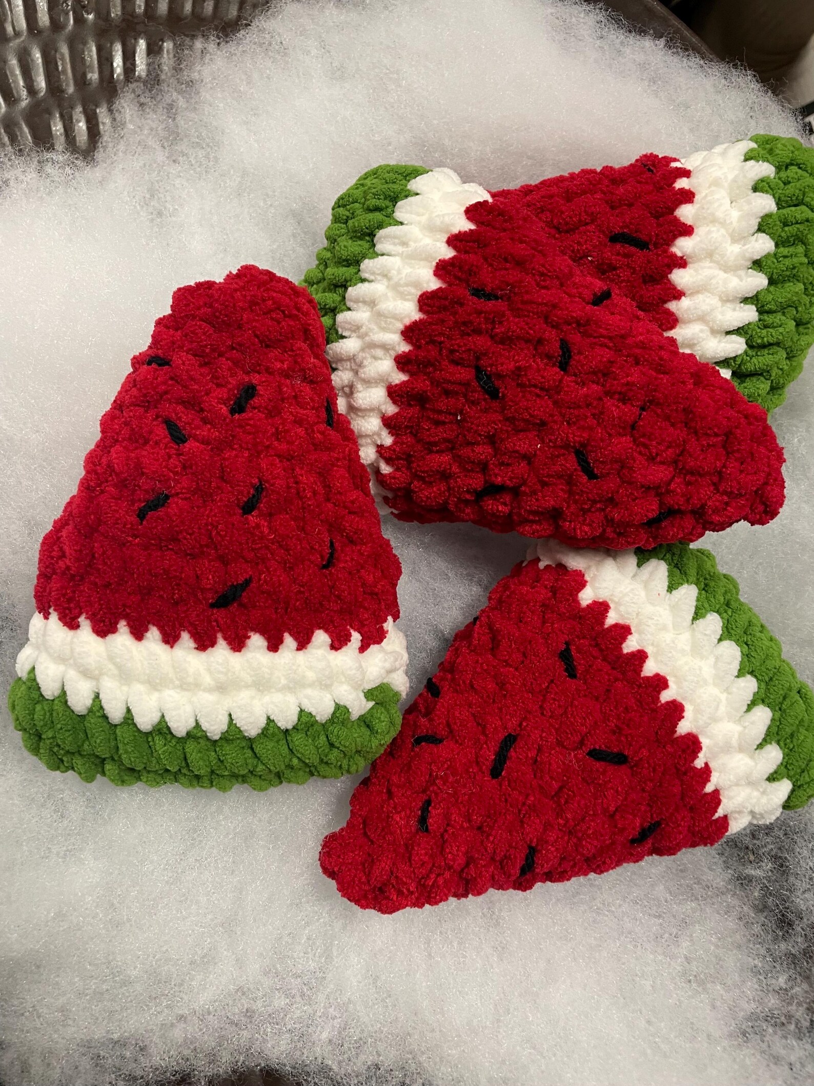 Handmade Crochet Watermelon Slice | Cute Summer-themed Decor ...