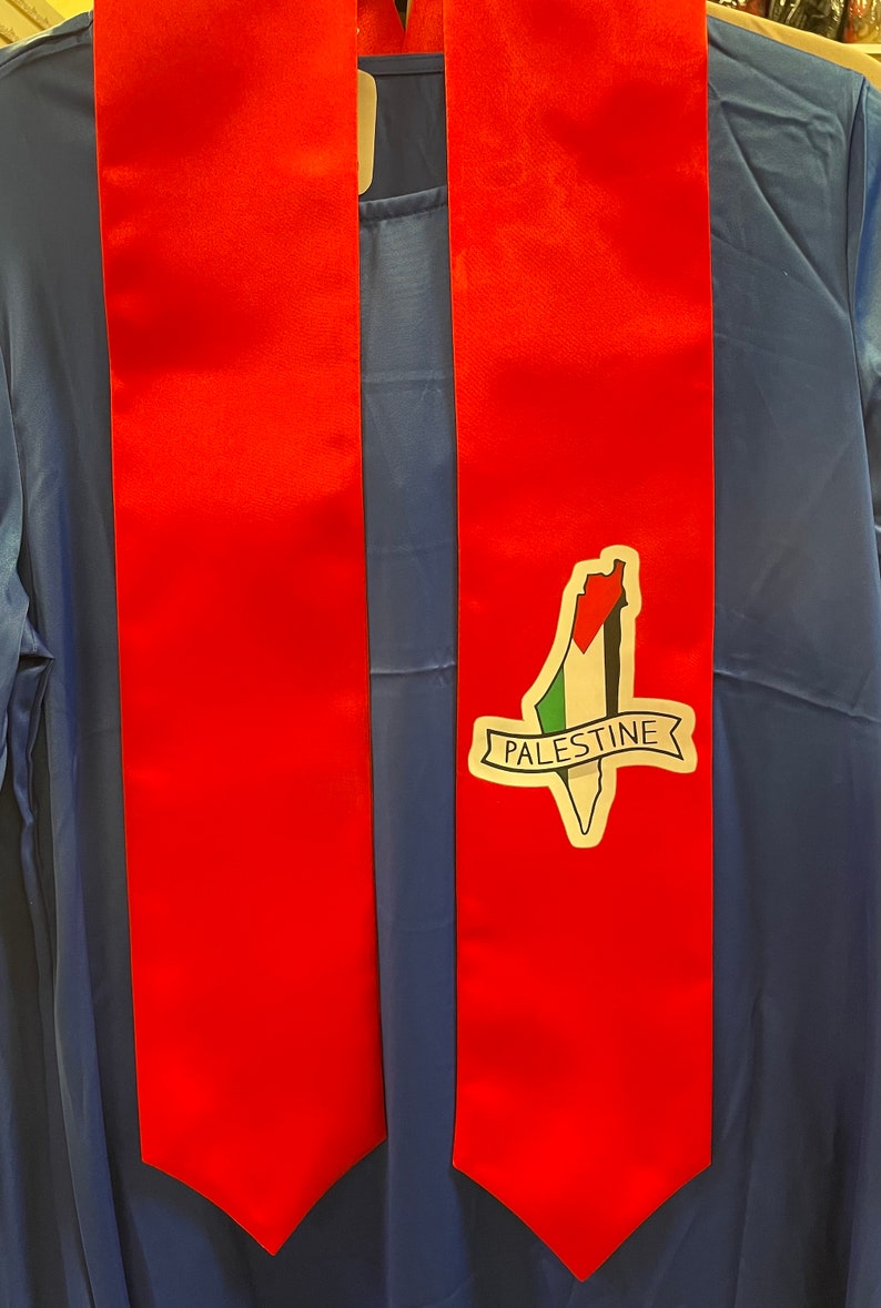 Palestine Flag Graduation Sash/stole International Study Abroad Adult ...