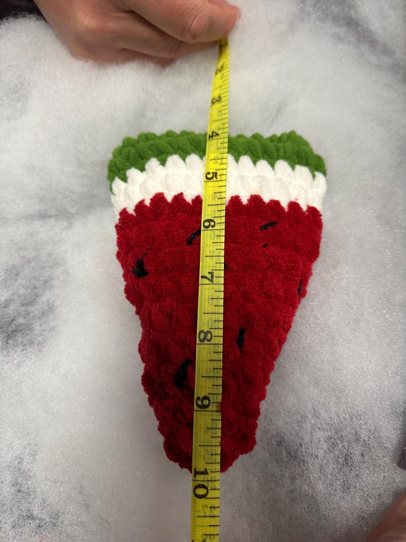 Handmade Crochet Watermelon Slice | Cute Summer-themed Decor ...