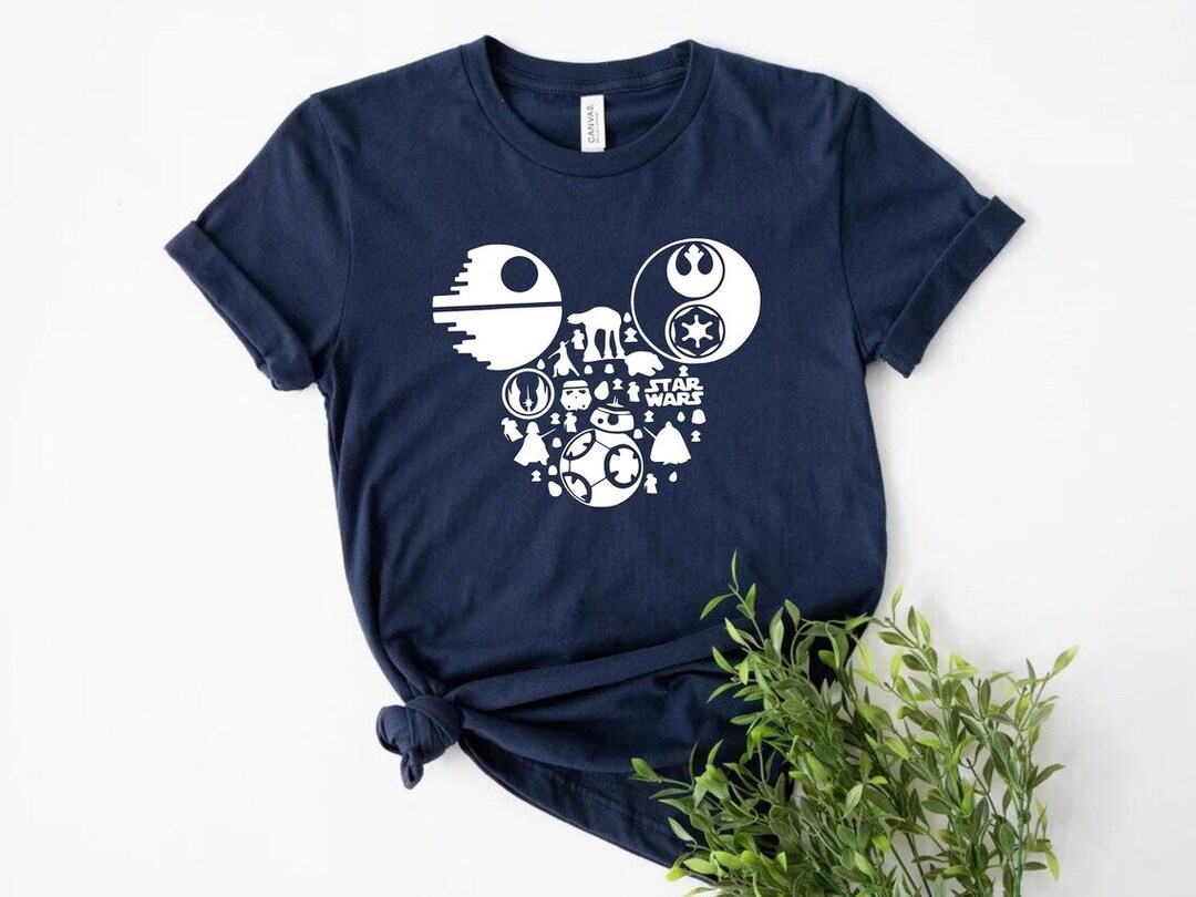 Star Wars Mickey Mouse Shirt, Mickey Head Star Wars Shirt, Disney ...