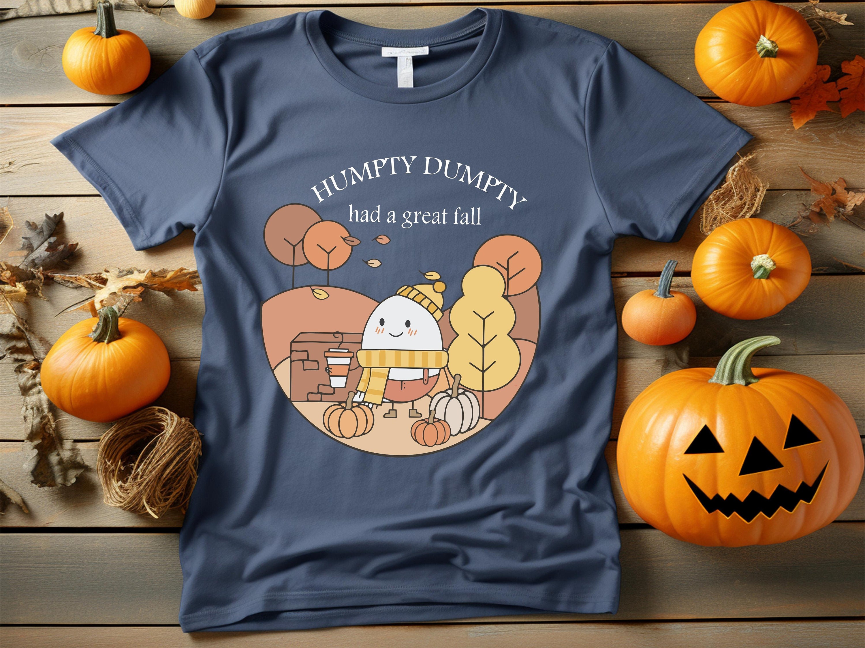 Humpty Dumpty Had A Great Fall Shirt, Fall Shirt for Women, Cute Humpty ...