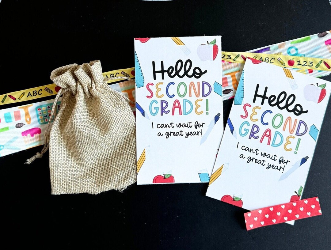 Back to School Teacher Gift Tags | Welcome Tags | B2S Gift | Hello ...