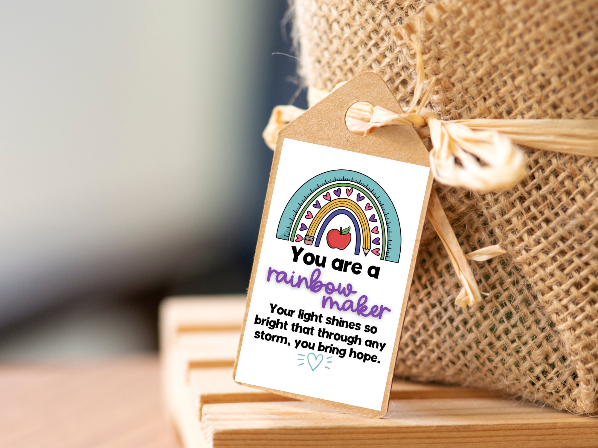 Teacher Appreciation Gift Tags | Thank You Tags | School Employee ...