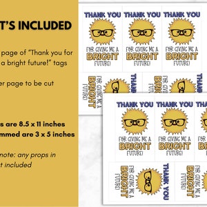 Teacher Appreciation Gift Tags | Thank You Tags | School Employee ...