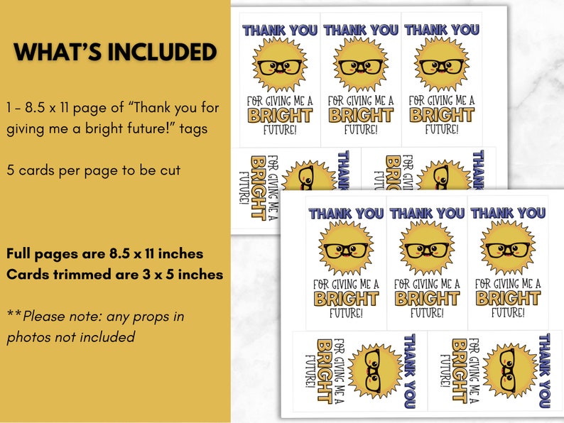 Teacher Appreciation Gift Tags Thank You Tags School Employee ...