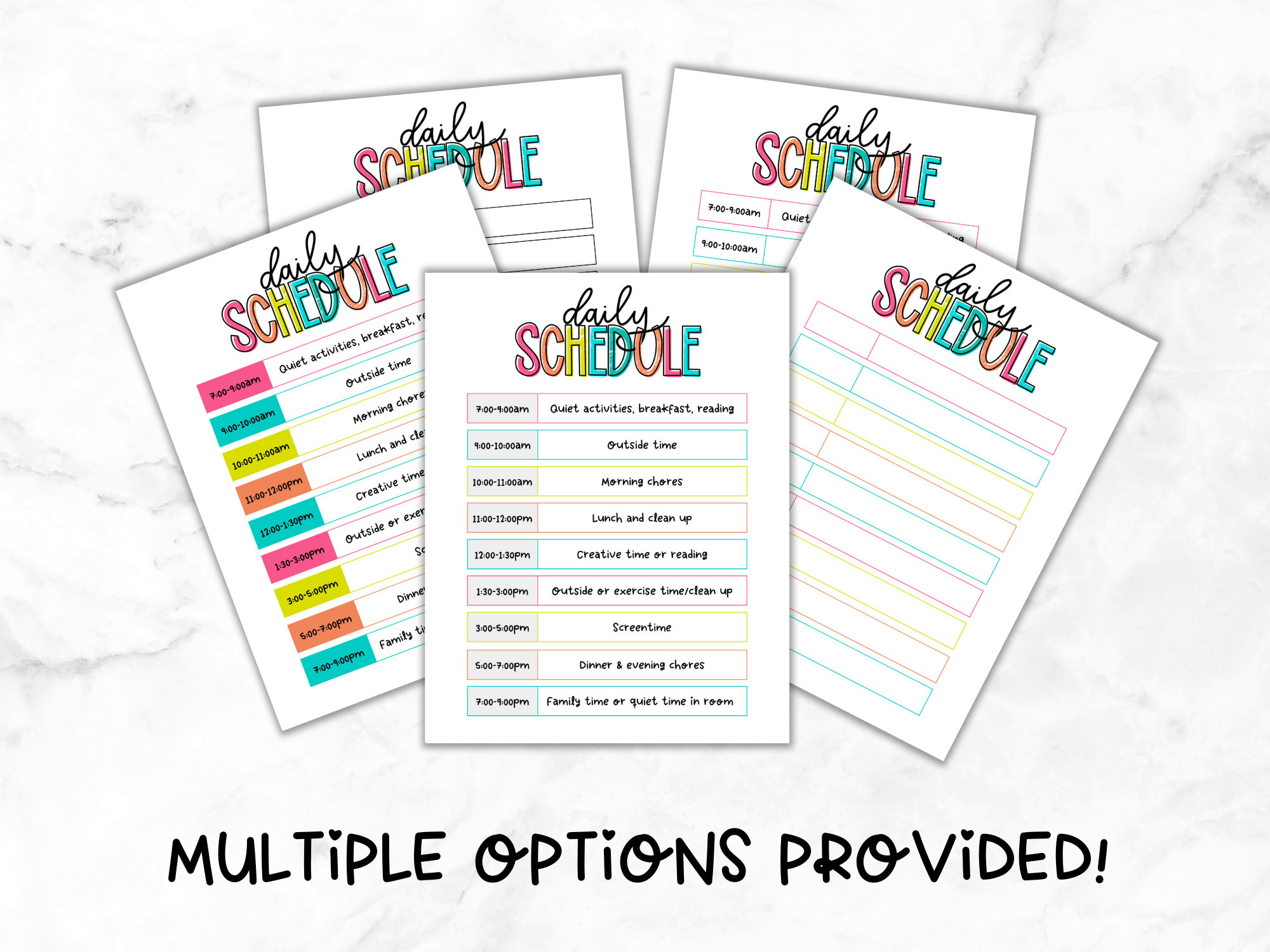 Summer Planning Bundle | Printables for Summer | Bucketlist, Chores ...