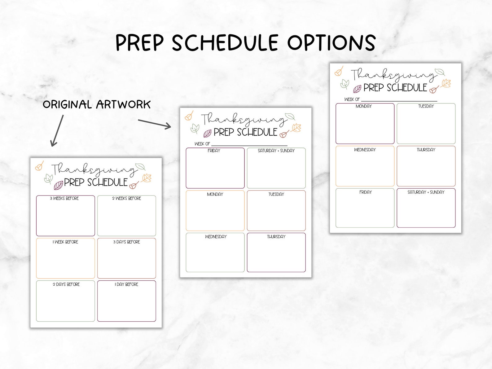 Thanksgiving Hosting Planning Printables | Thanksgiving Menu Plan ...