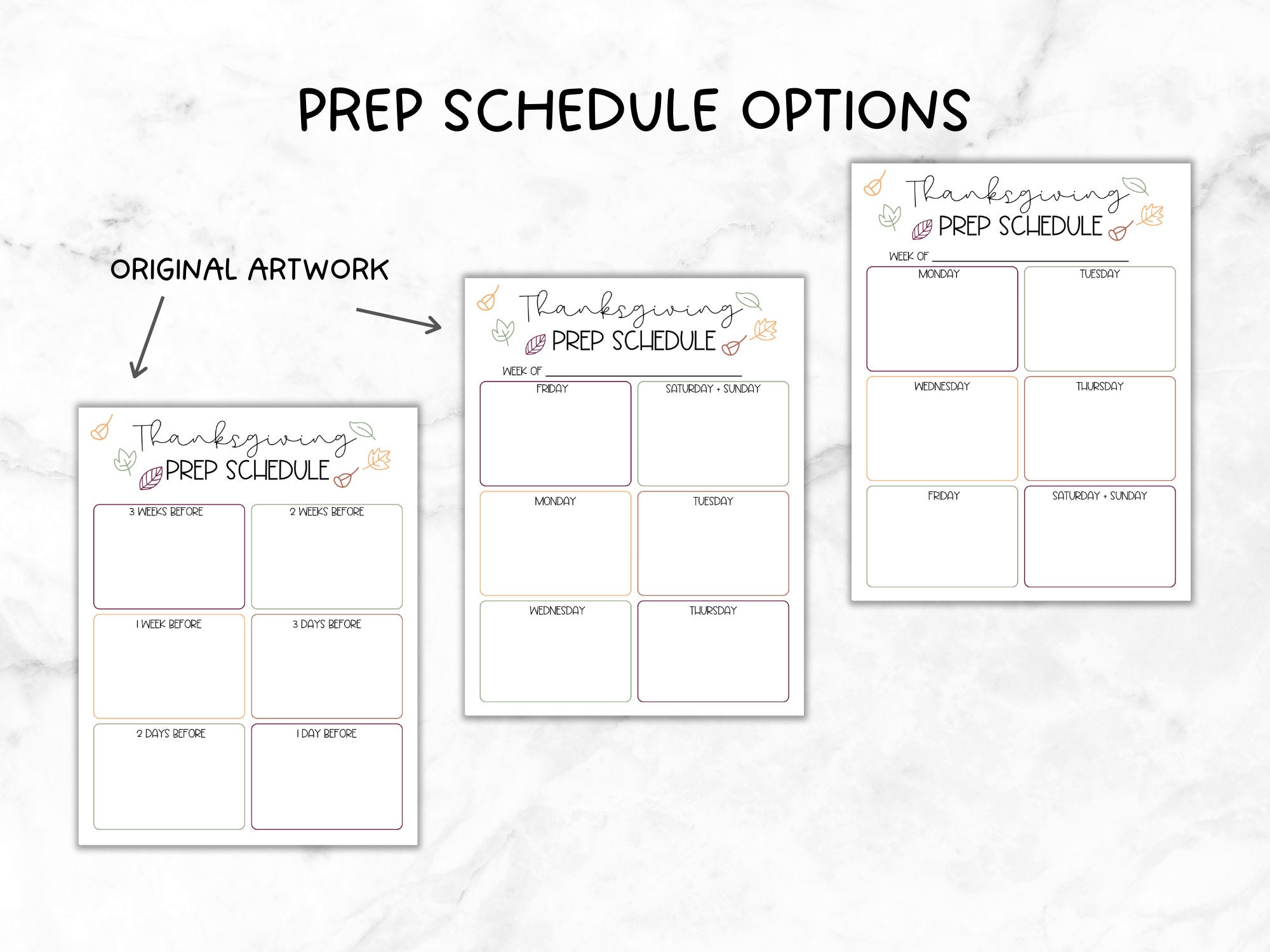 Thanksgiving Hosting Planning Printables | Thanksgiving Menu Plan ...