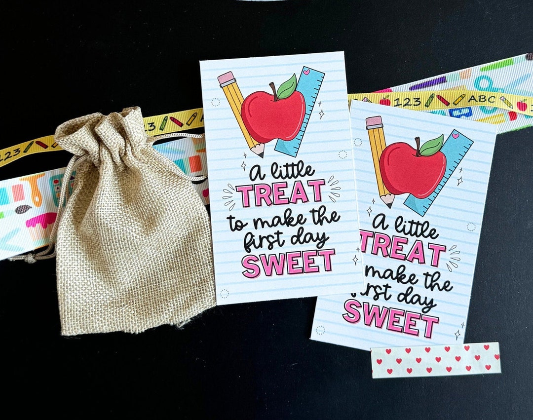 Back to School Teacher Gift Tags | Welcome Tags | B2S Gift | Little ...