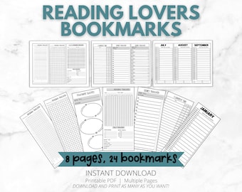 Reading Lovers Book Series Trackers | Printable Reading Journal ...