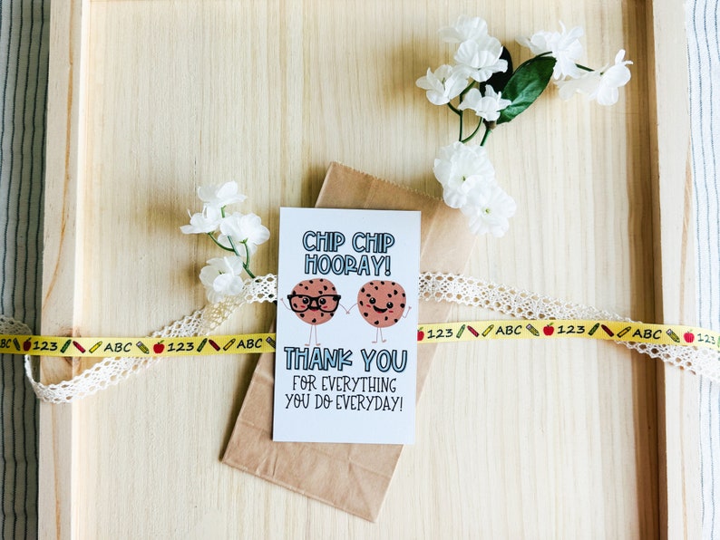 Teacher Appreciation Gift Tags | Thank You Tags | School Employee ...