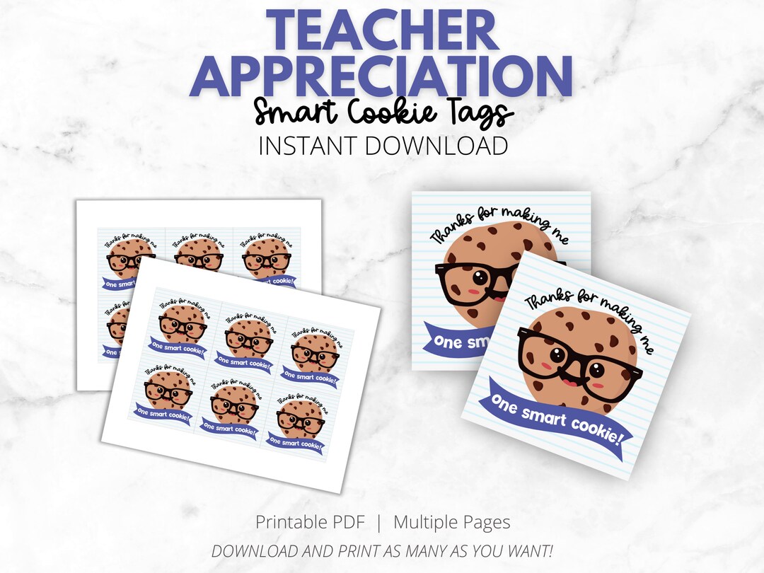 Teacher Appreciation Gift Tags | Thank You Tags | School Employee ...