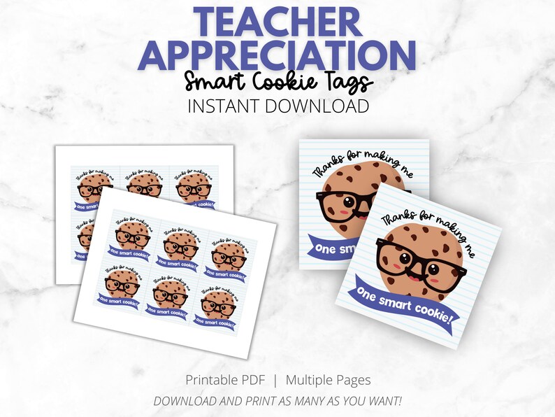 Teacher Appreciation Gift Tags Thank You Tags School Employee ...