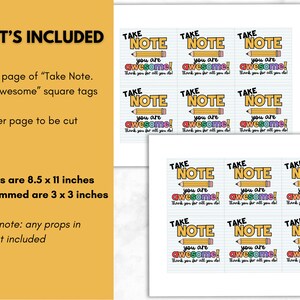 Teacher Appreciation Gift Tags | Thank You Tags | School Employee ...