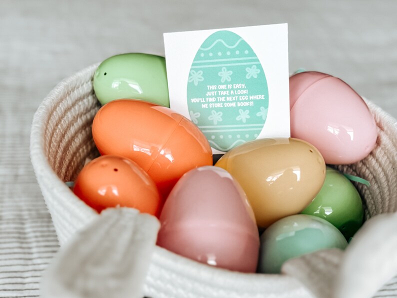 Easter Scavenger Hunt | Easter Basket Hunt for Kids | Indoor Outdoor ...