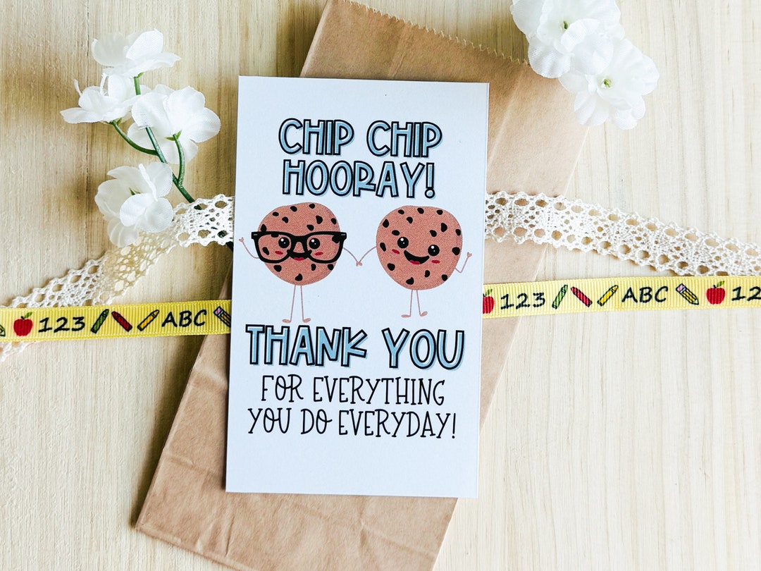 Teacher Appreciation Gift Tags | Thank You Tags | School Employee ...