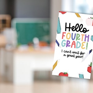 Back to School Teacher Gift Tags | Welcome Tags | B2S Gift | Hello ...