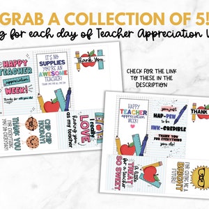 Teacher Appreciation Gift Tags | Thank You Tag | School Employee ...