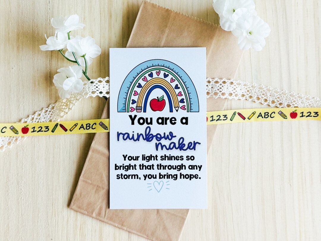 Teacher Appreciation Gift Tags | Thank You Tags | School Employee ...