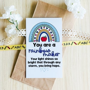 Teacher Appreciation Gift Tags | Thank You Tags | School Employee ...