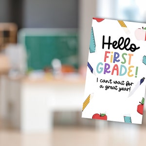 Back to School Teacher Gift Tags | Welcome Tags | B2S Gift | Hello ...