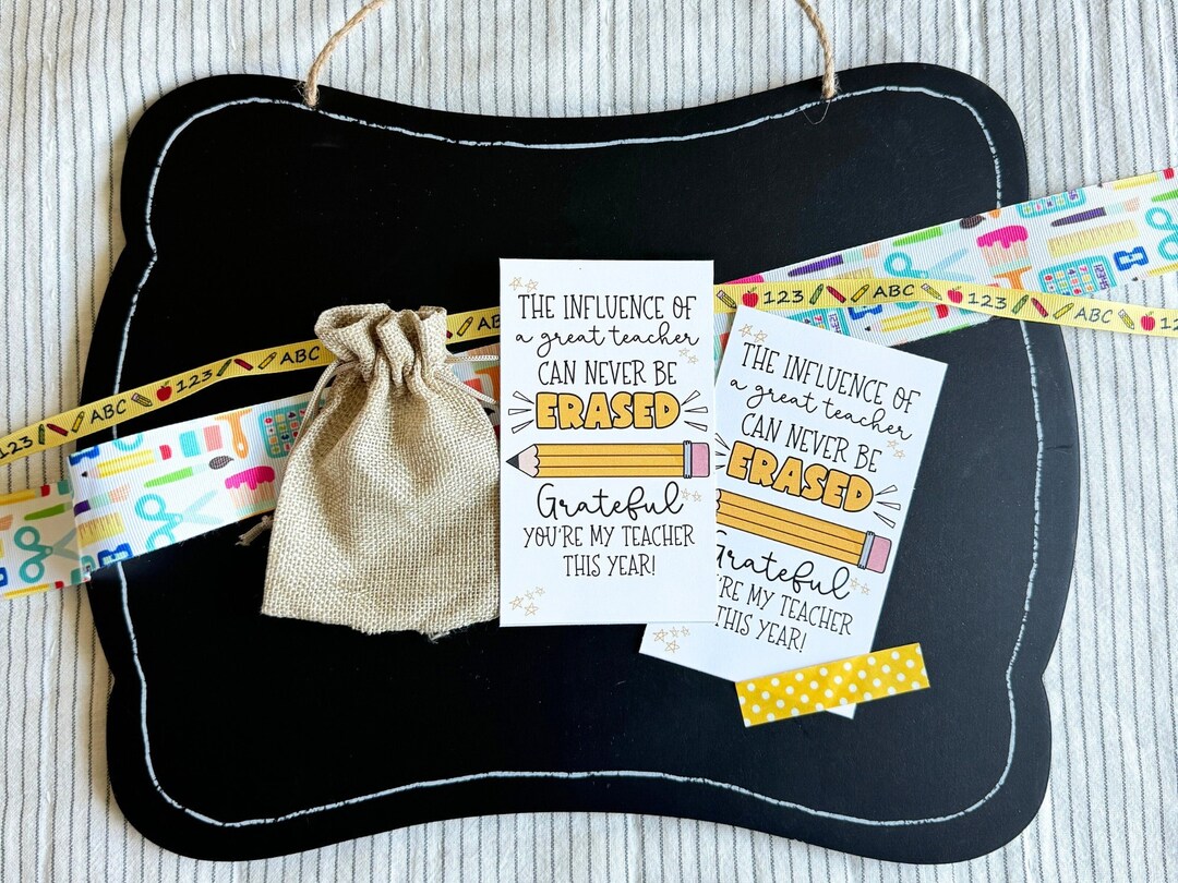 Back to School Teacher Gift Tags | Welcome Tags | B2S Gift | Influence ...