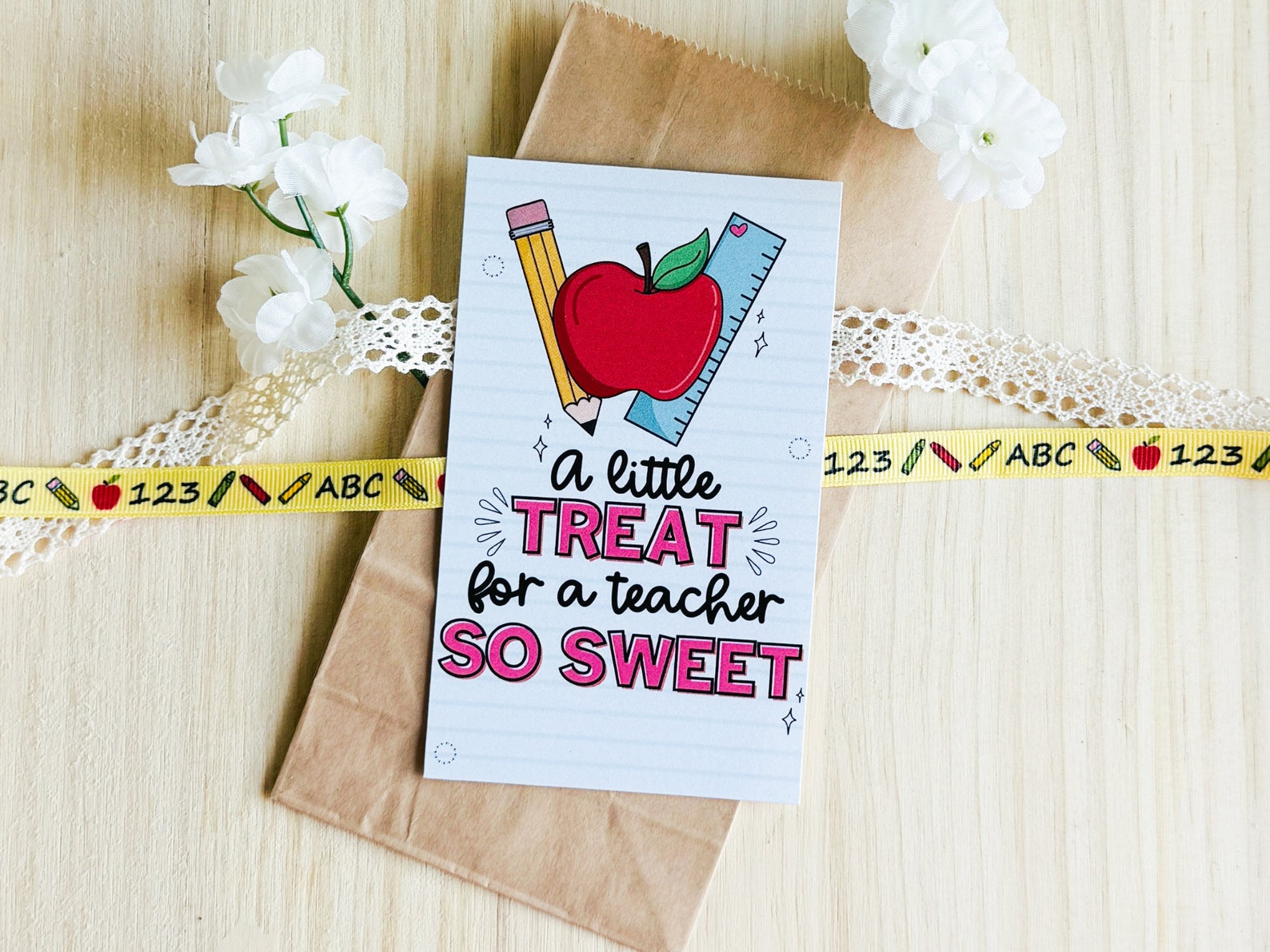 Teacher Appreciation Gift Tags Thank You Tags School Employee ...