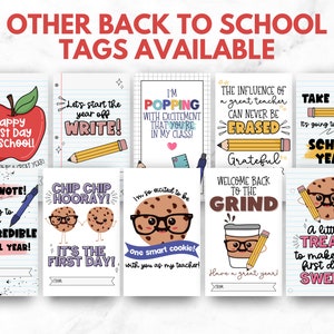 Back to School Teacher Gift Tags | Welcome Tags | B2S Gift | Little ...