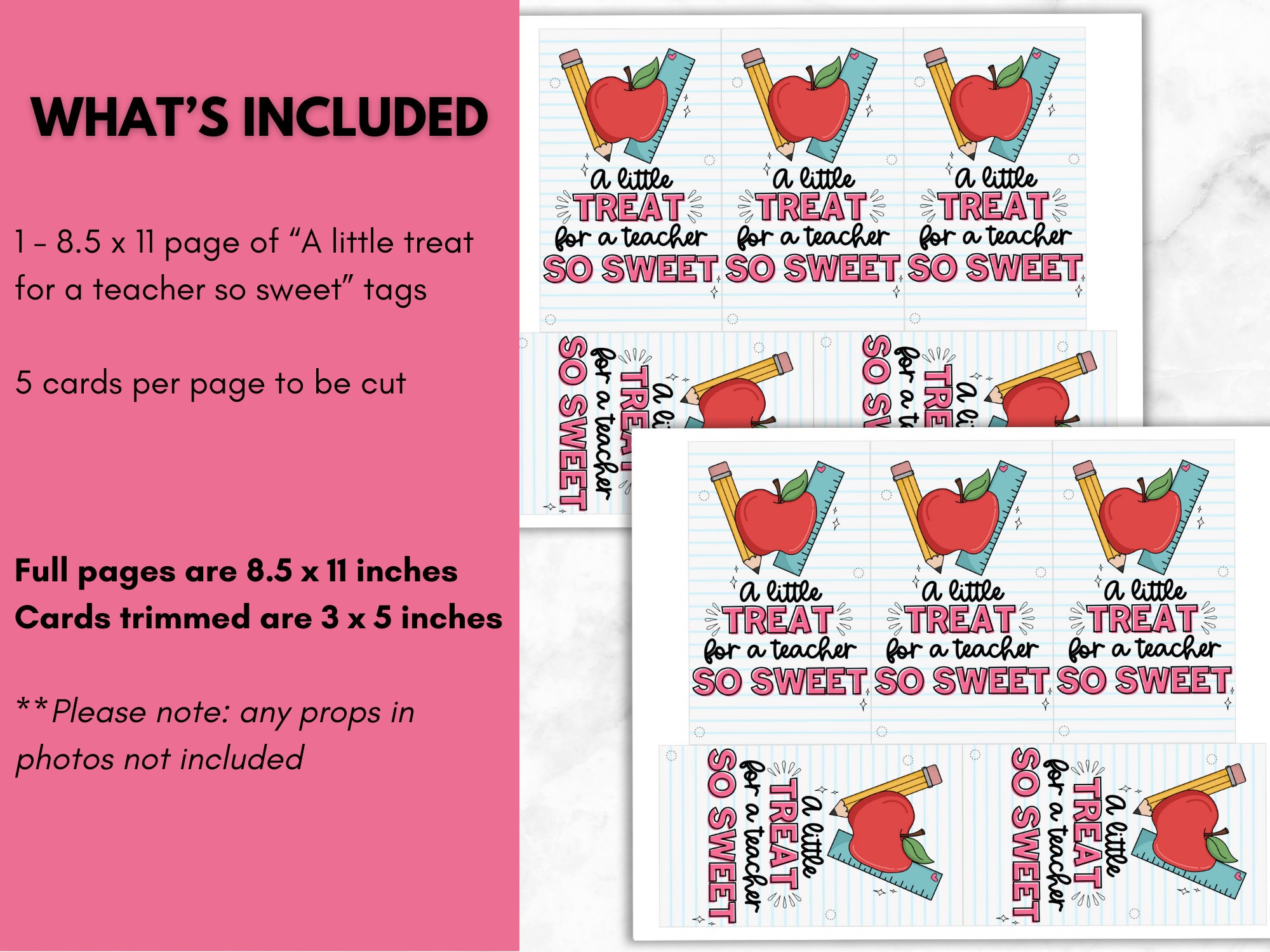 Teacher Appreciation Gift Tags Thank You Tags School Employee ...