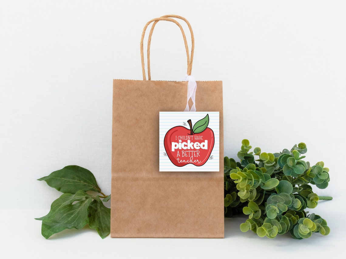 Teacher Appreciation Gift Tags Thank You Tags School Employee ...