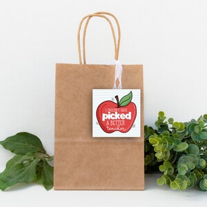 Teacher Appreciation Gift Tags | Thank You Tags | School Employee ...