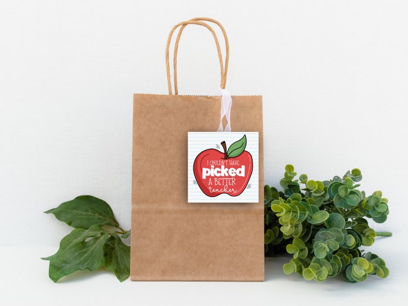 Teacher Appreciation Gift Tags | Thank You Tags | School Employee ...