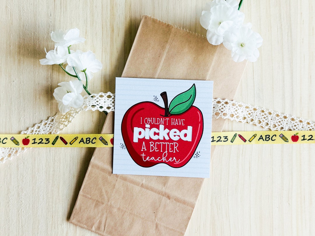 Teacher Appreciation Gift Tags | Thank You Tags | School Employee ...