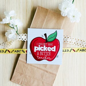 Teacher Appreciation Gift Tags | Thank You Tags | School Employee ...