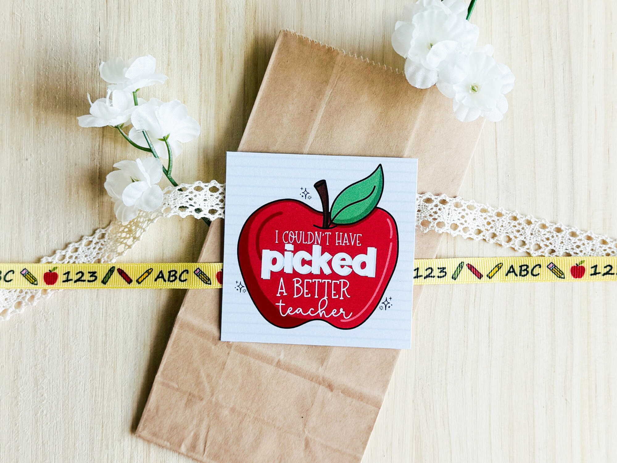 Teacher Appreciation Gift Tags Thank You Tags School Employee ...