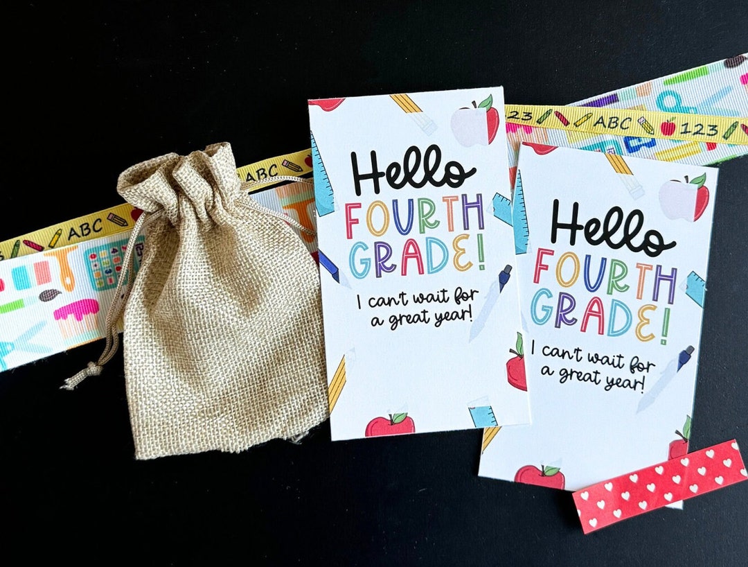 Back to School Teacher Gift Tags | Welcome Tags | B2S Gift | Hello ...