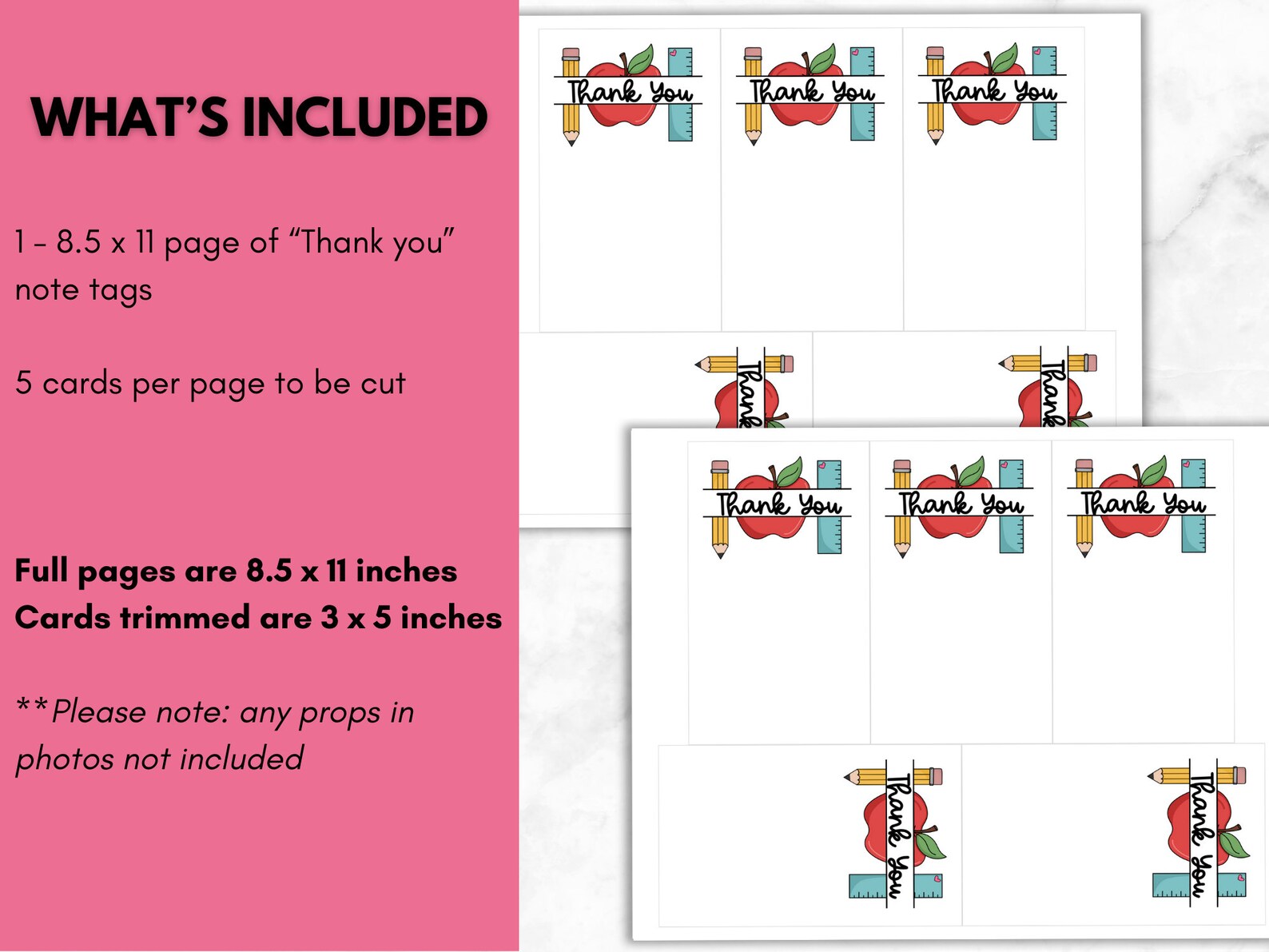 Teacher Appreciation Gift Tags | Thank You Tag | School Employee ...