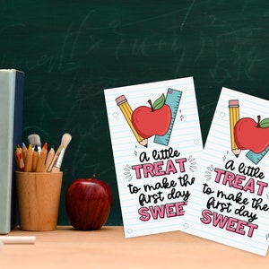 Back to School Teacher Gift Tags | Welcome Tags | B2S Gift | Little ...