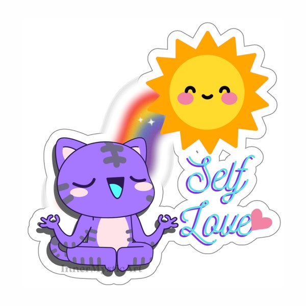 Meditating Cat - Etsy