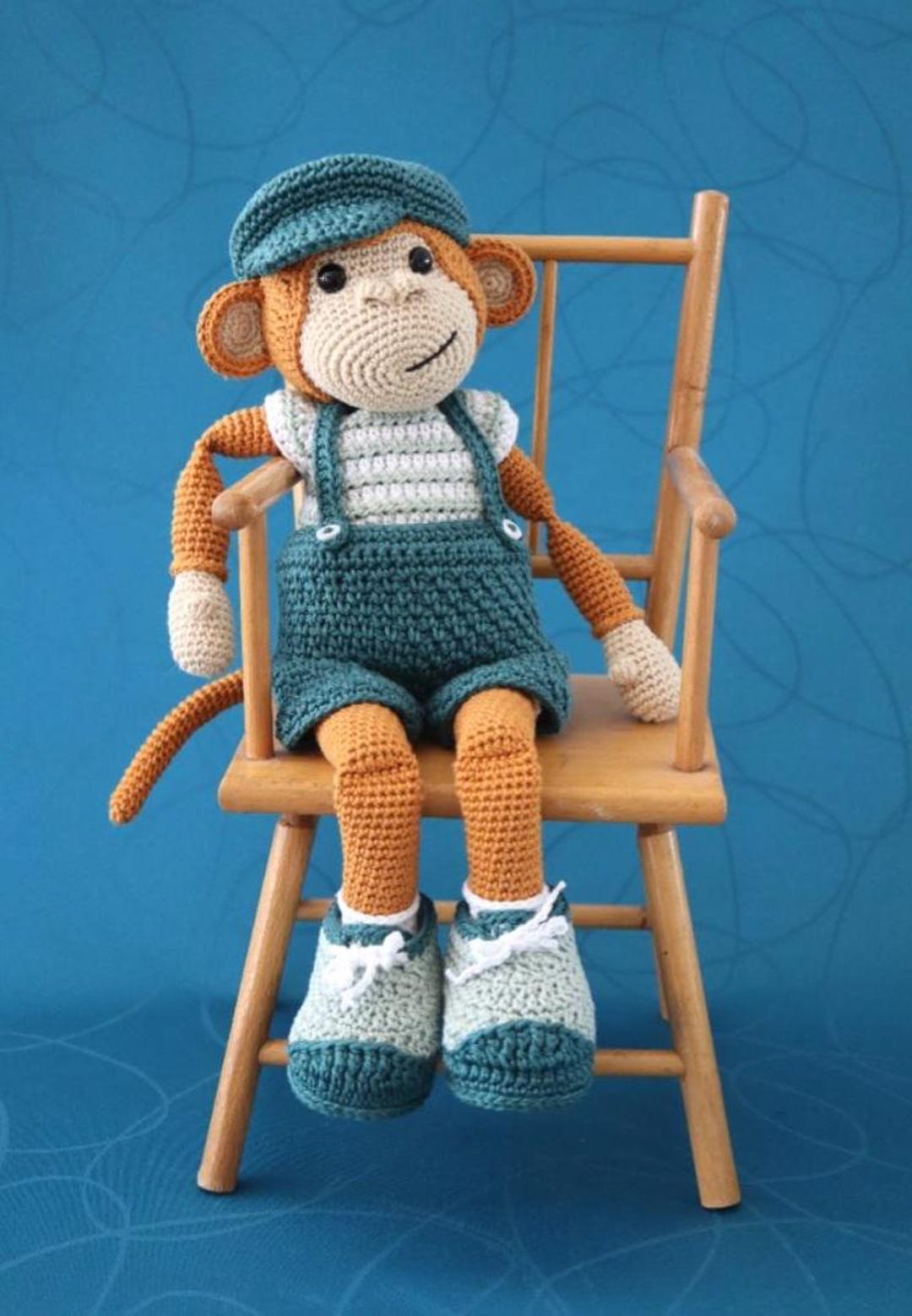Clothers Charlie the Monkey - Crochet Pattern - Etsy