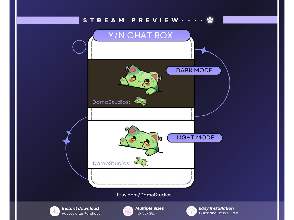 ANIMATED Zombie Bongo Cat Emote | Halloween Frankenstein Ghoul Emote ...